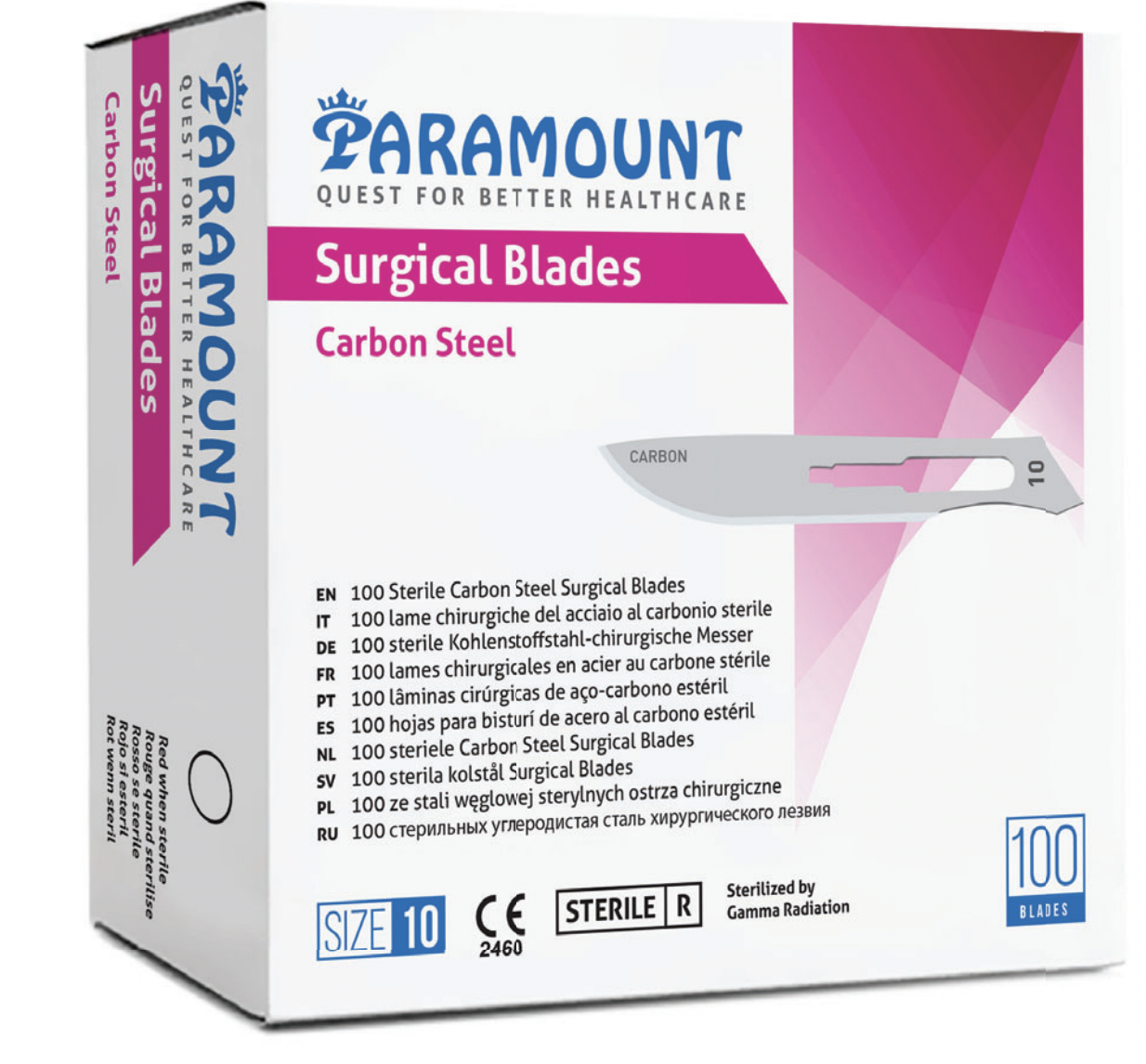 Hojas de Bisturi - Paramount - Paquete por 10 - Dental Link